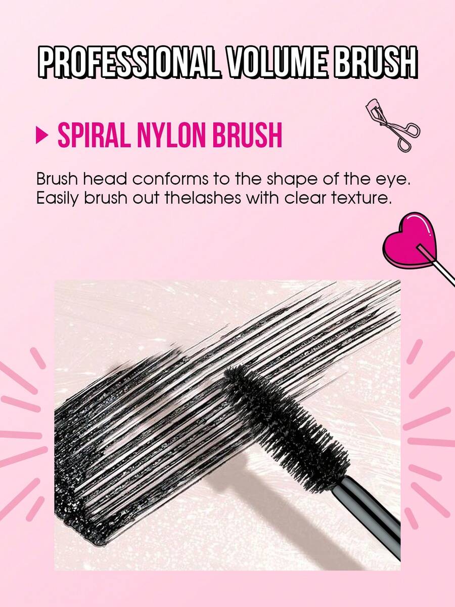 Misslyn Pretty Big Volume Mascara, Black Volume And Length Washable ...