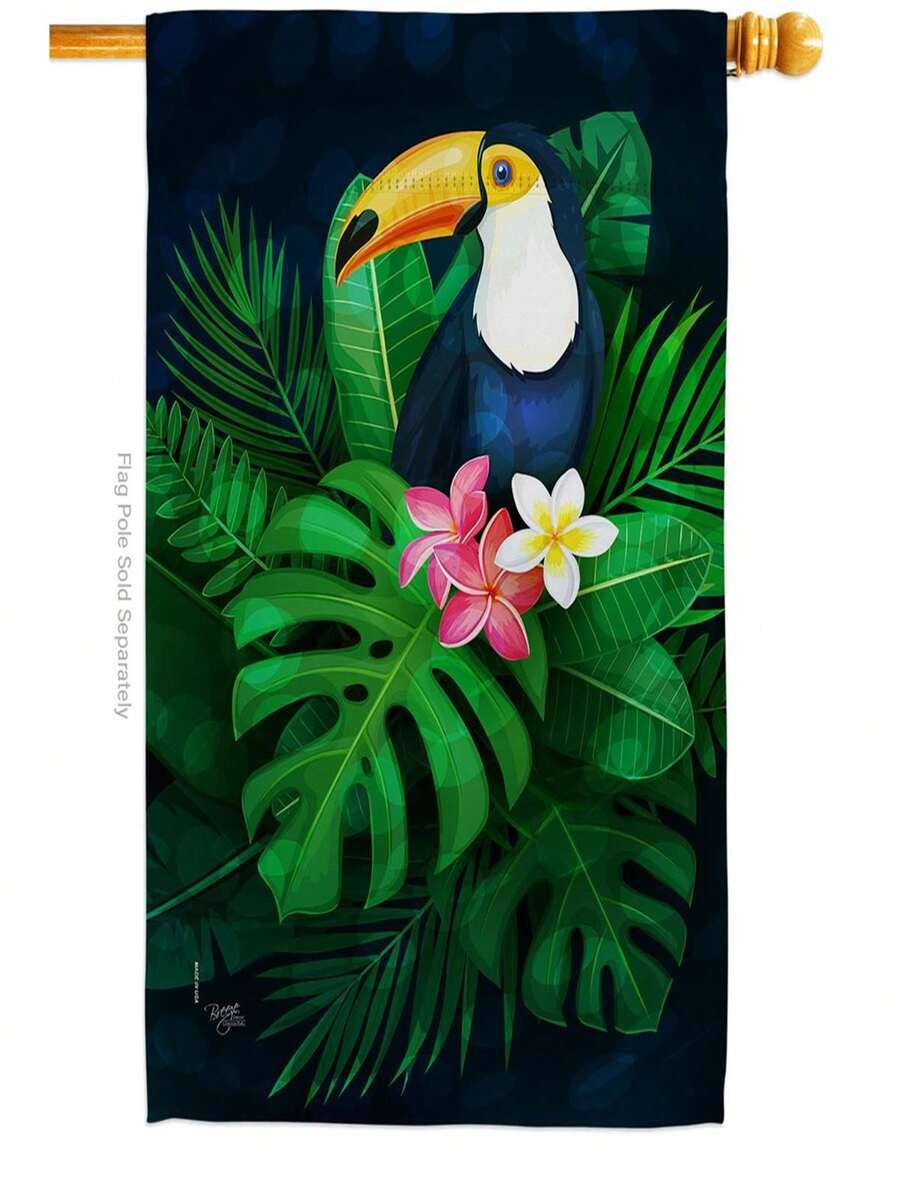 Unbeatablesale Toucan Paradise House Flag Garden Friends Birds 28 X 40 ...