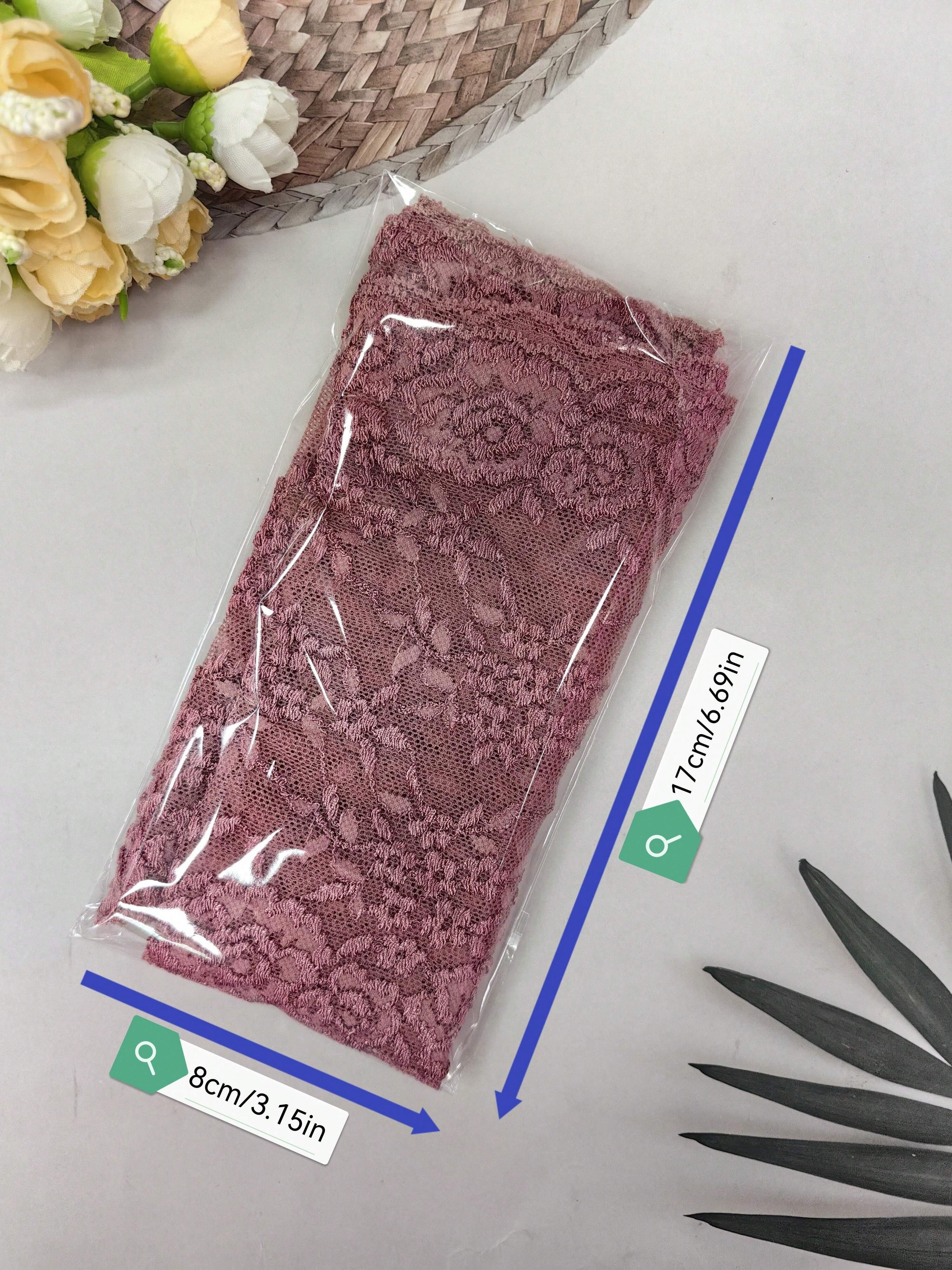 100cm/1 Stück Weiches Stretch-Spitzenband, atmungsaktiv und hautfreundlich für das Nähen auf ...