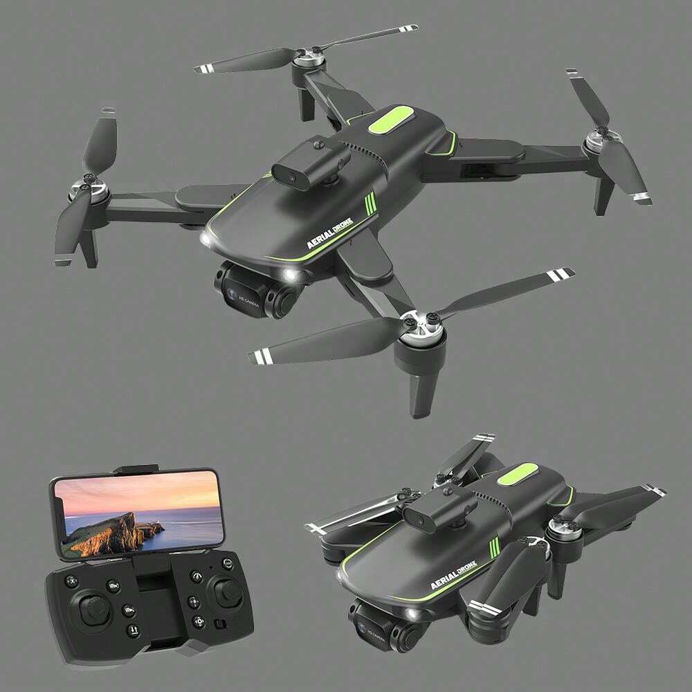 F166 Brushless HD Aerial Folding Quadcopter With Optical Flow Obstacle ...