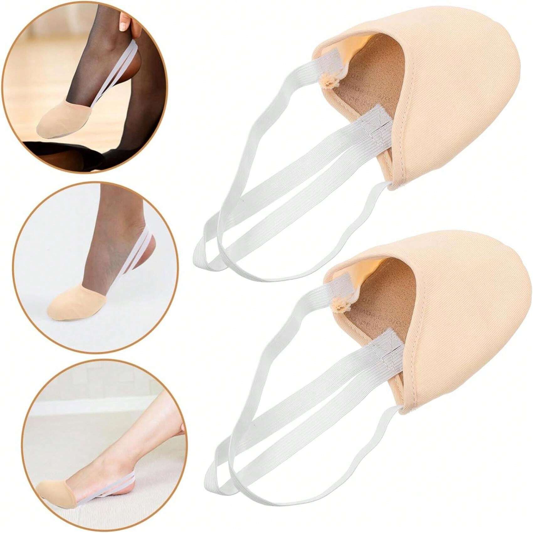 Women Dance Shoes Ballet Shoe Pointe Dancing Shoes Socks For Women ...