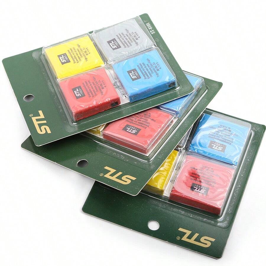 4 Color Plasticity Rubber Soft Art Eraser Wipe Highlight Kneaded Rubber ...