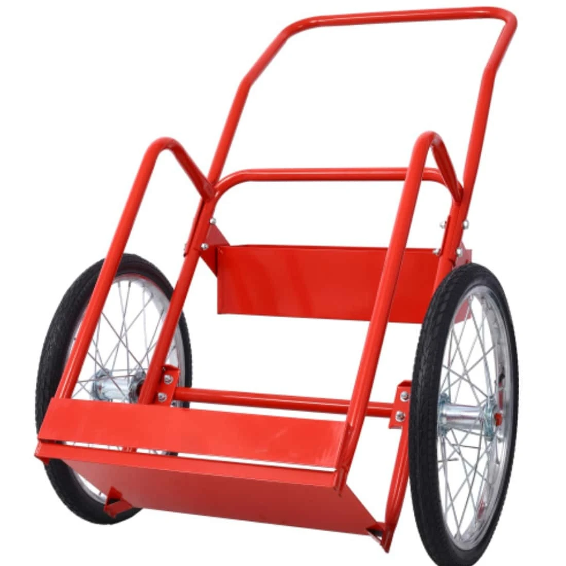 Double Cylinder Cart, Portable Oxygen Tank Cart With Wheels, 2 Hinges ...