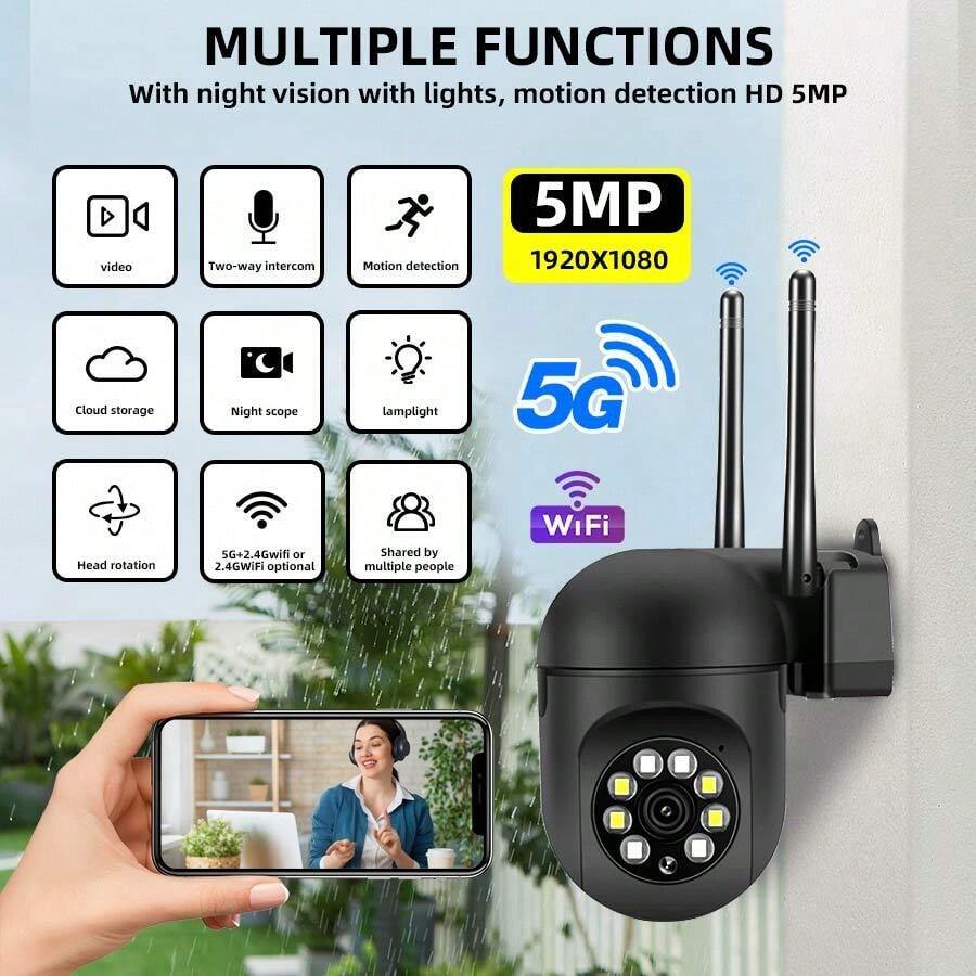 8MP 5MP 3MP 2MP 1080P HD Dual-Band 2.4G+5G WIFI Or 2.4G WIFI Optional ...