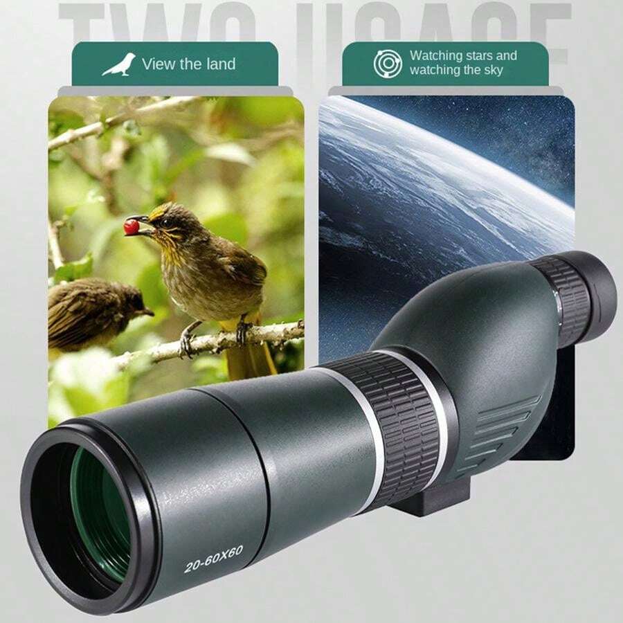 Full Optical Single Tube Telescope Bird Watching Mirror 20-60X60 Large ...