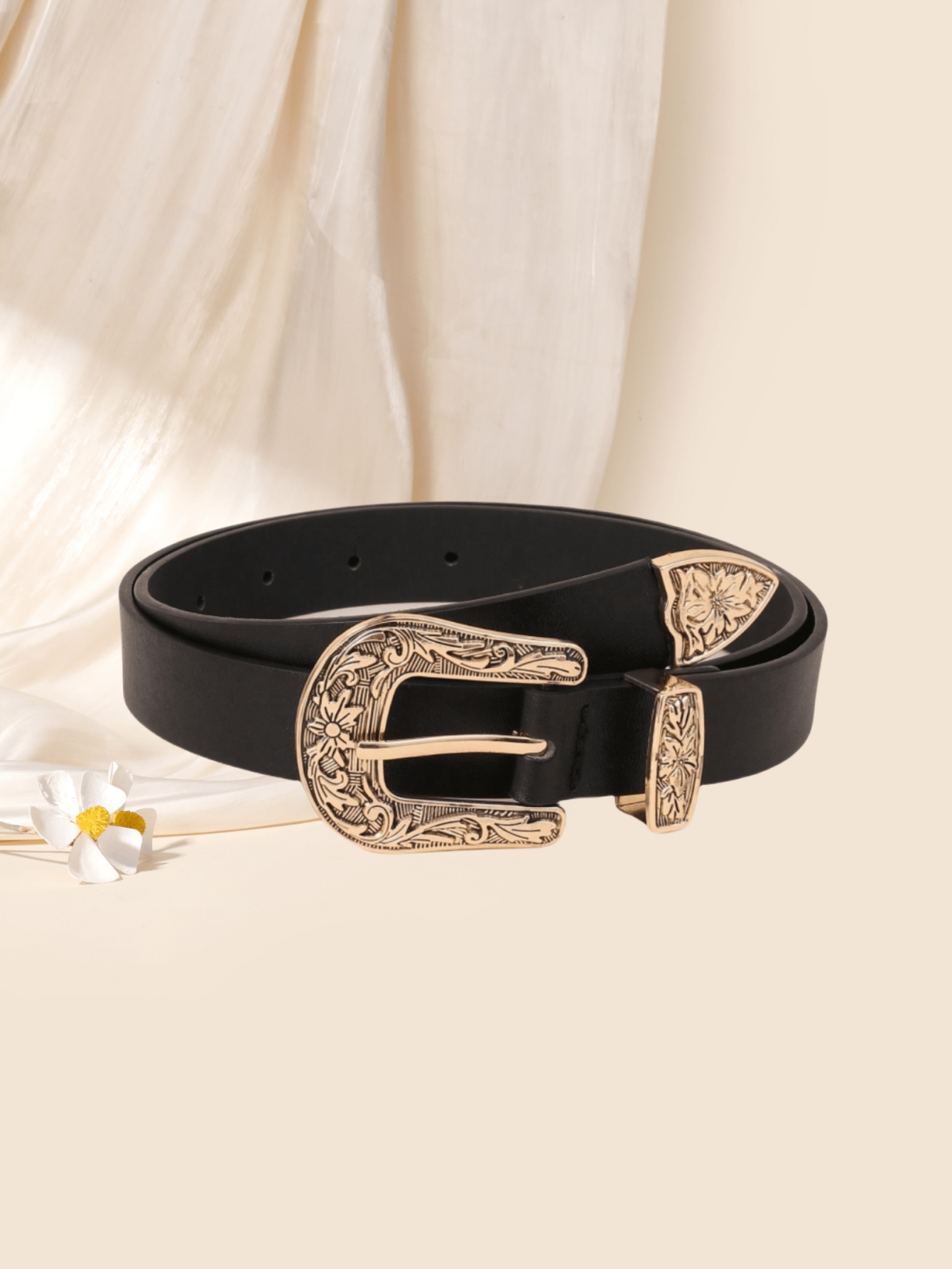 Boho Western Style Buckle Belt For Women, Fashionable All-Match ...