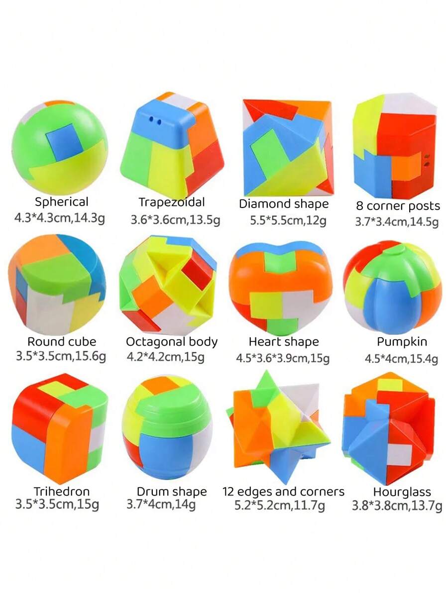 Brain Teasers Metal And Wooden IQ Toys Puzzle Mind Game 3D Coil Cast ...