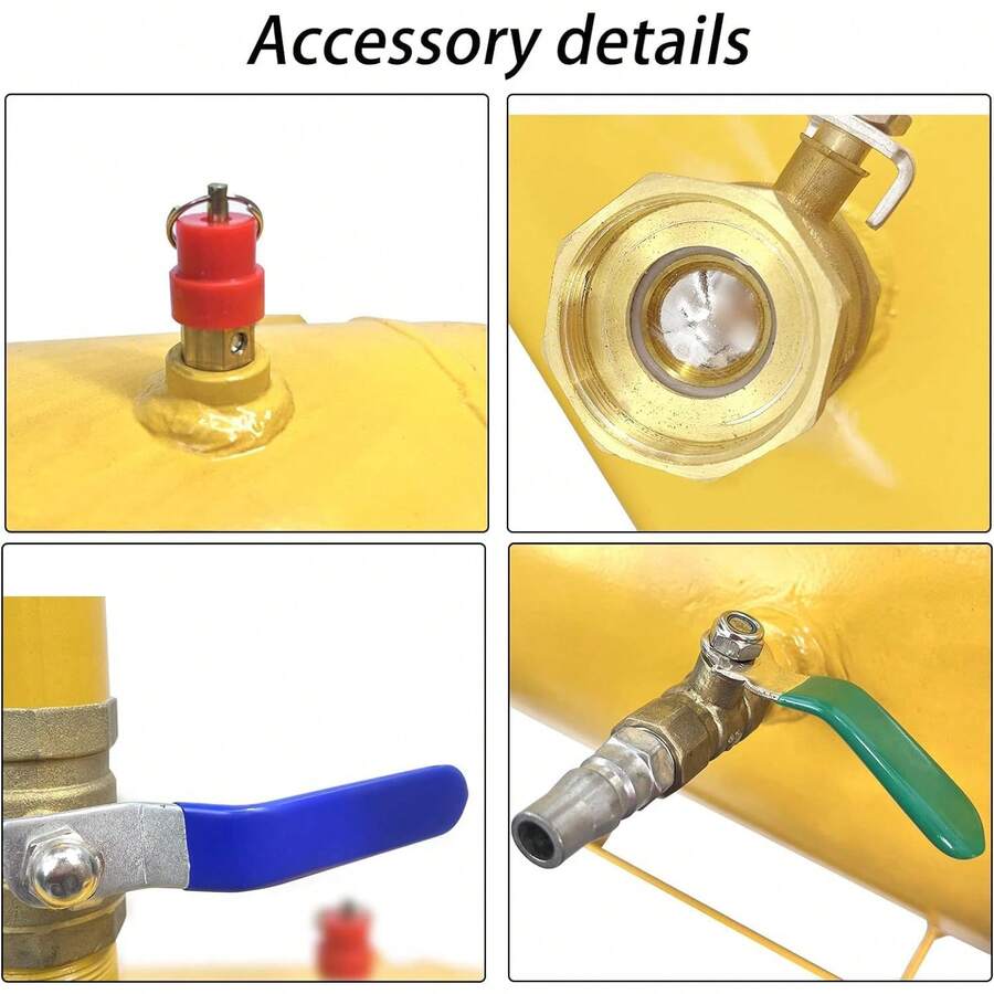 20L Air Tire Bead Seater, 160PSI Blaster Tool Seating Tire Inflator ...