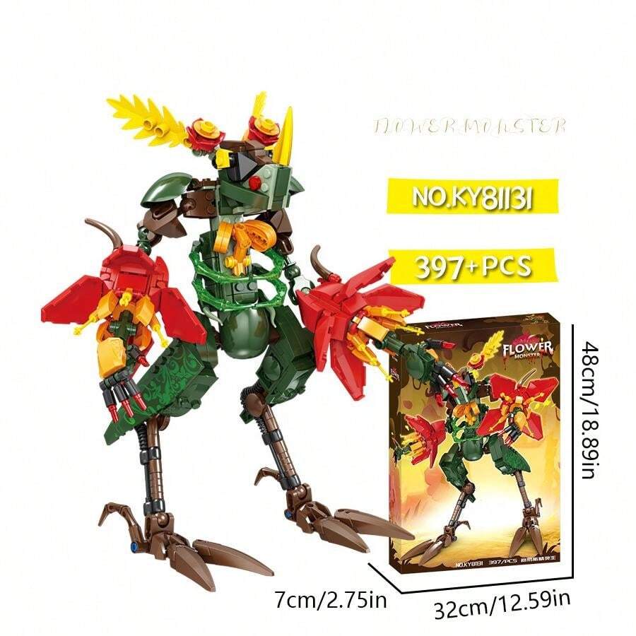 Building Blocks Flower Monster Demogorgon Carnivorous Flower Monster ...