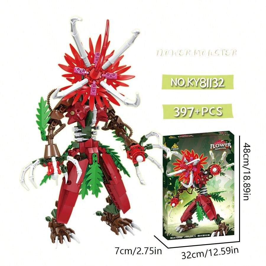 Building Blocks Flower Monster Demogorgon Carnivorous Flower Monster ...