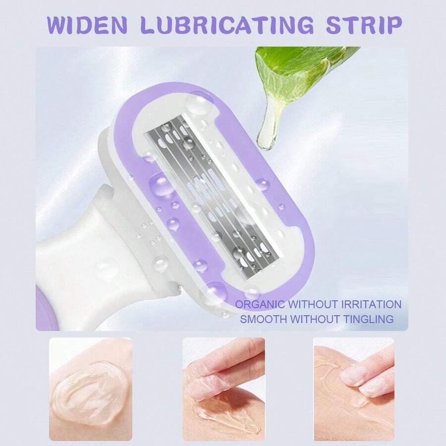 Razors For Women With Sensitive Skin Violet Purple Color With ...