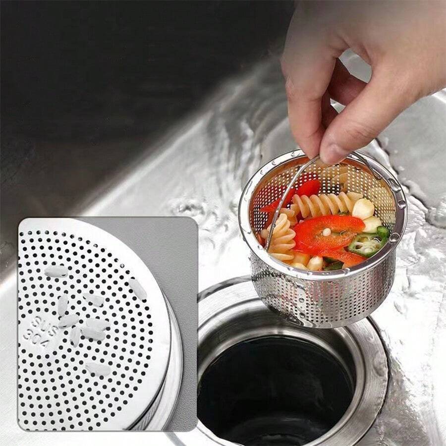 Kitchen Sink Strainer Made Of Stainless Steel Anti-Clogging Drain ...