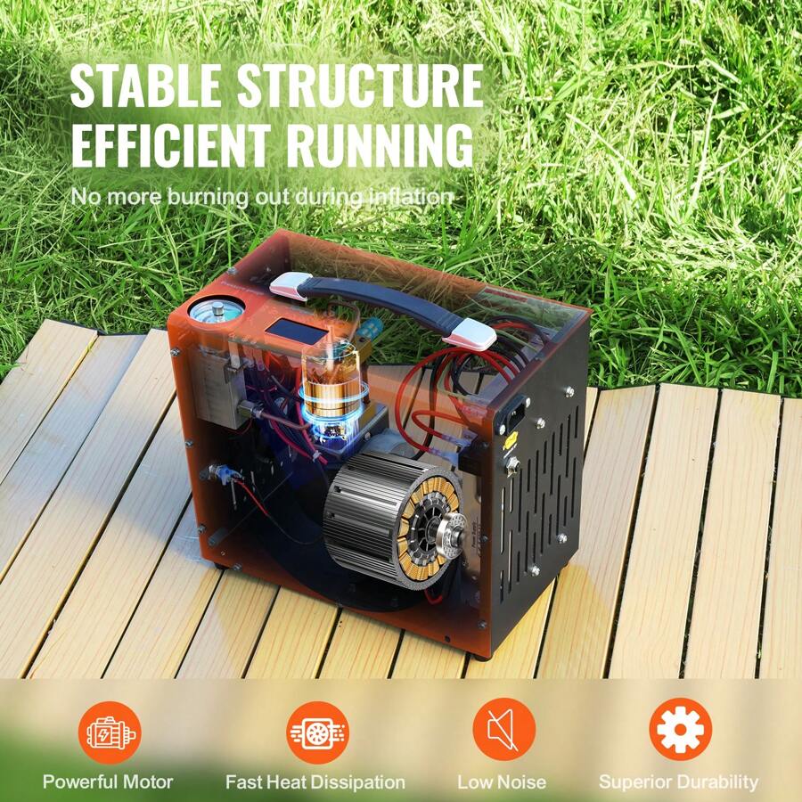 VEVOR VEVOR PCP Air Compressor 4500PSI 30Mpa Portable PCP Airgun ...