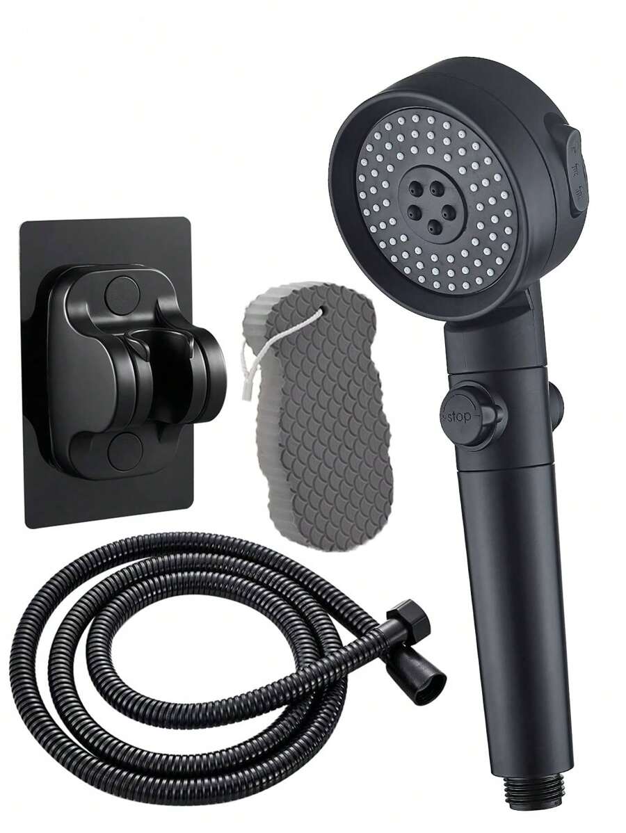 High Pressure Handheld Shower Head With ON/OFF Pause Switch, 3 Spray ...