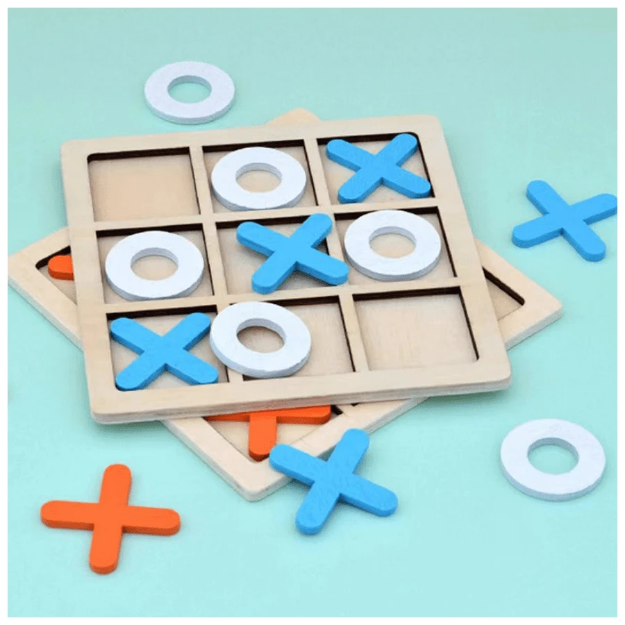 1pc Children's Fun Tic Tac Toe Game, Brain Training And Puzzle Game ...