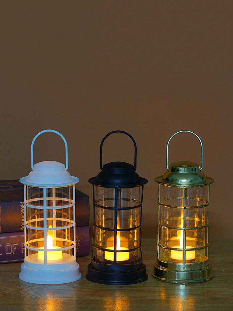 Small Portable Lamp Wind Lamp Electronic Candle Simulation Candle ...