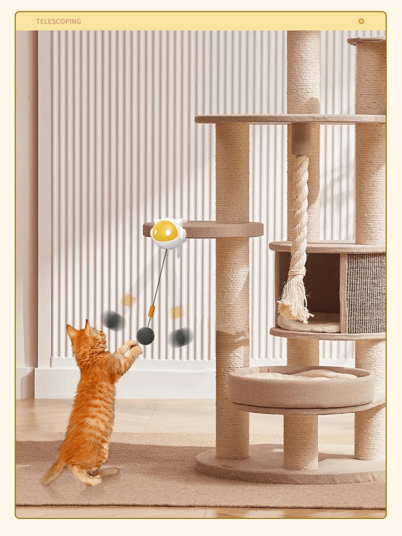 Interactive Pet Toy: Smart Automatic Lifting Wiggling Ball, Enjoyable ...