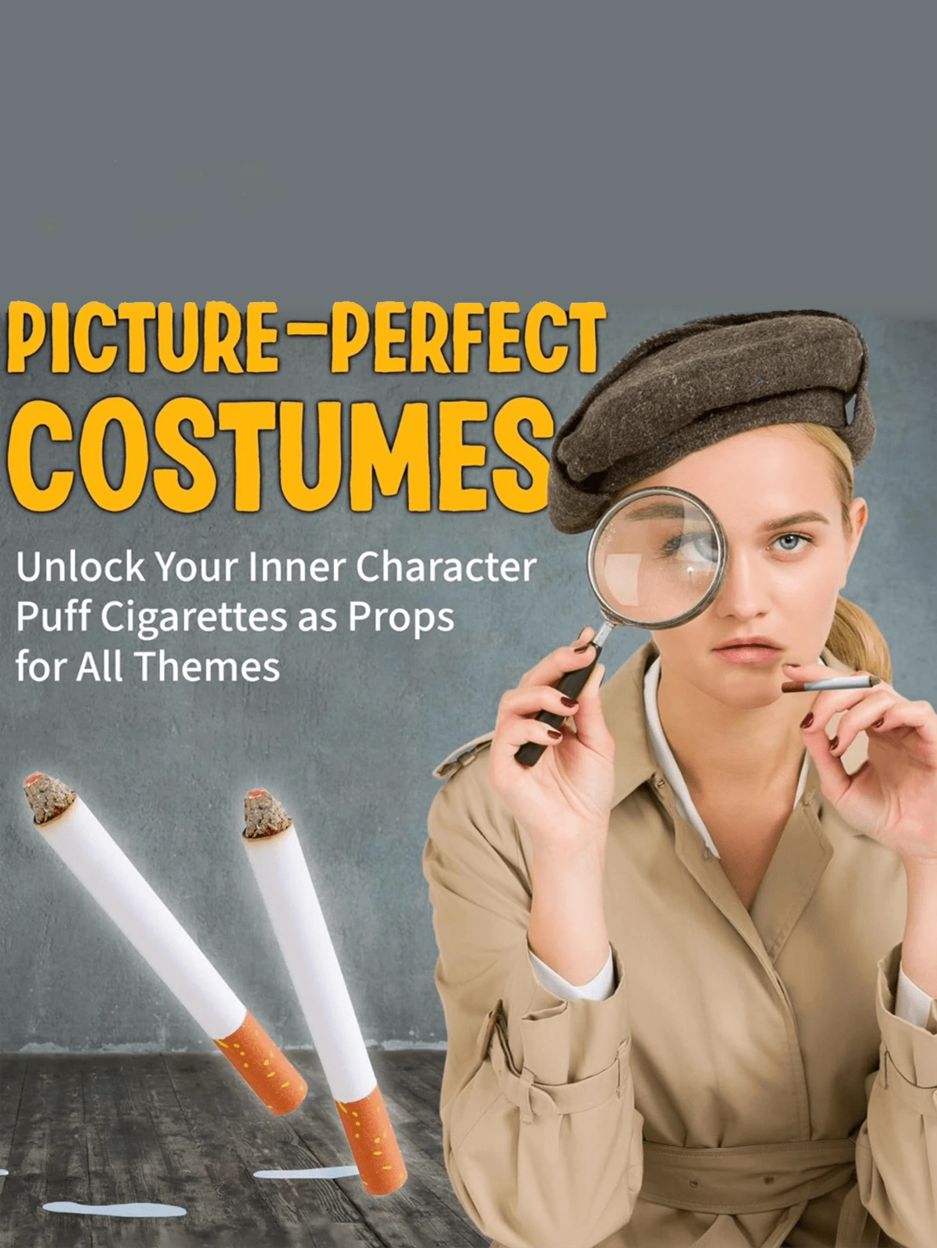 Realistic Cigarette Model Novelty Toy, Simulated Cigarette That Can ...