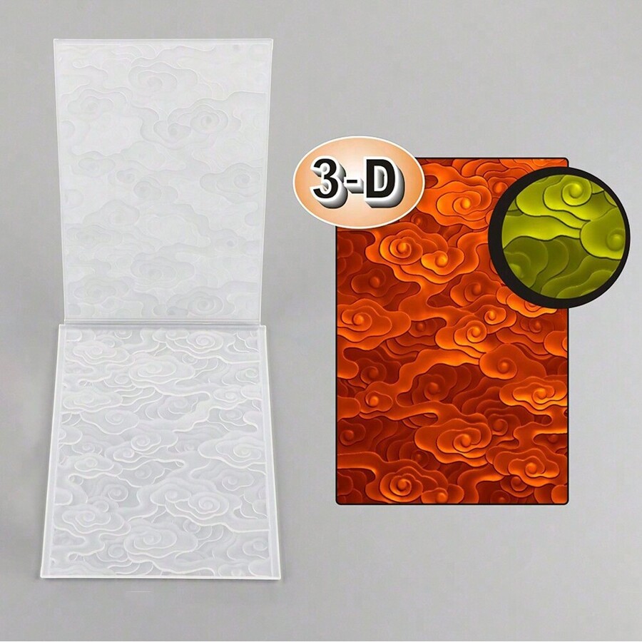 1 PC The 3-D Flower Embossing Folders Have Beautiful Depth Of Designs, Perfect For Adding ...