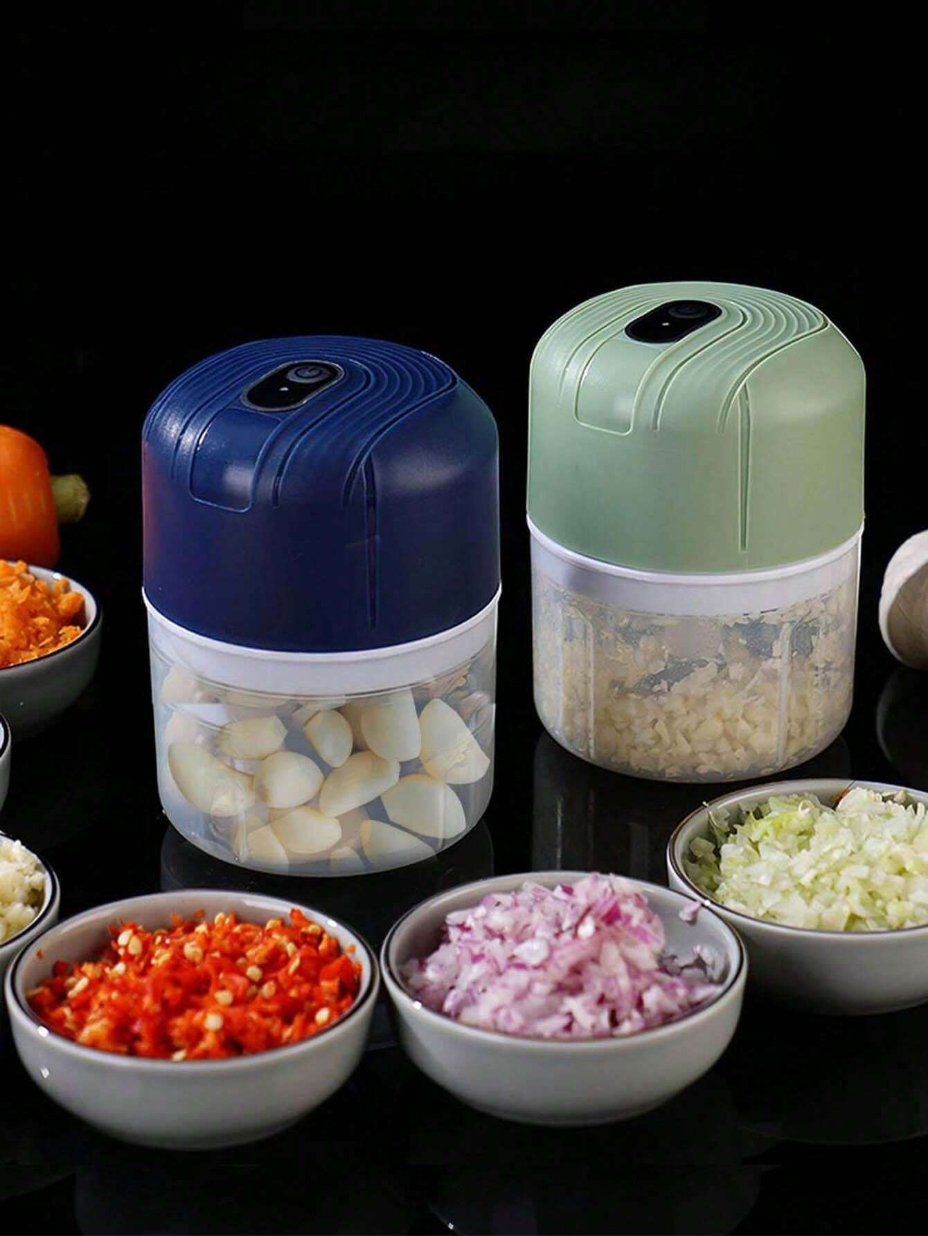 1pc 250ml USB Charging Portable Electric Food Shredder, Vegetable ...