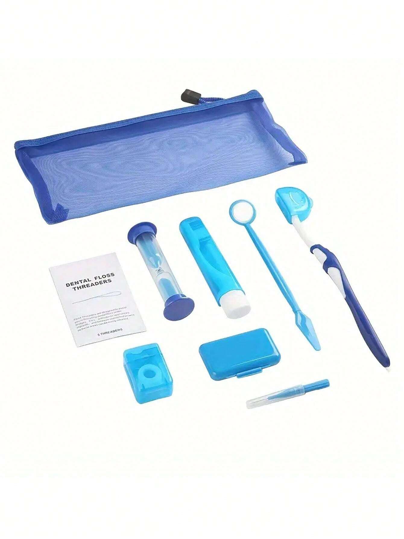 Oral Health 8-Piece Set, Oral Health Orthodontic Set, Soft Toothbrush ...