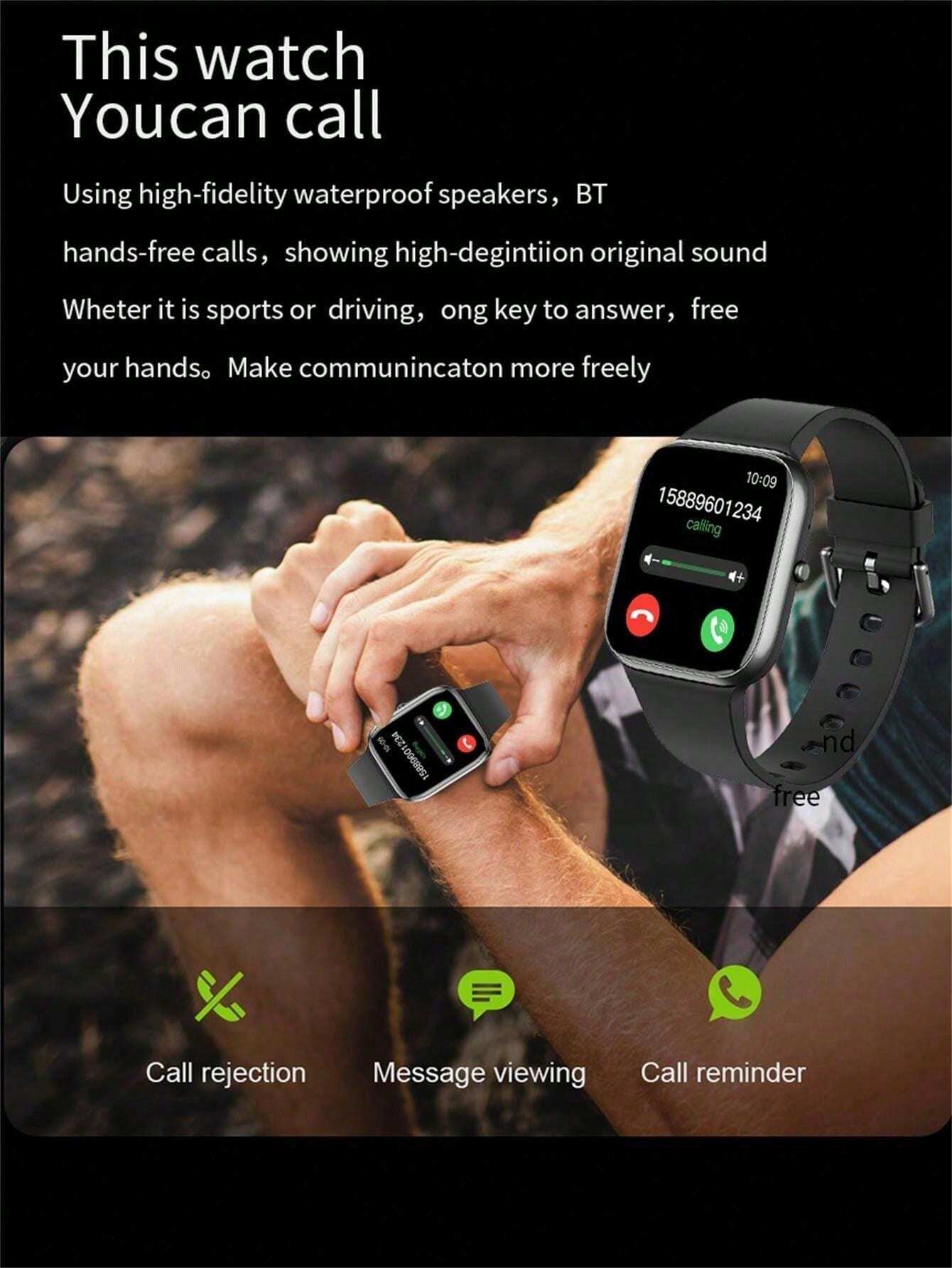 Um Smartwatch; Suporte a Receber e Fazer Chamadas, Diversas ...