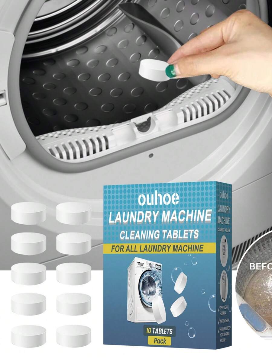 Washing Machine Cleaning Tablet Automatic Boiler Roller Cleaning Odor ...