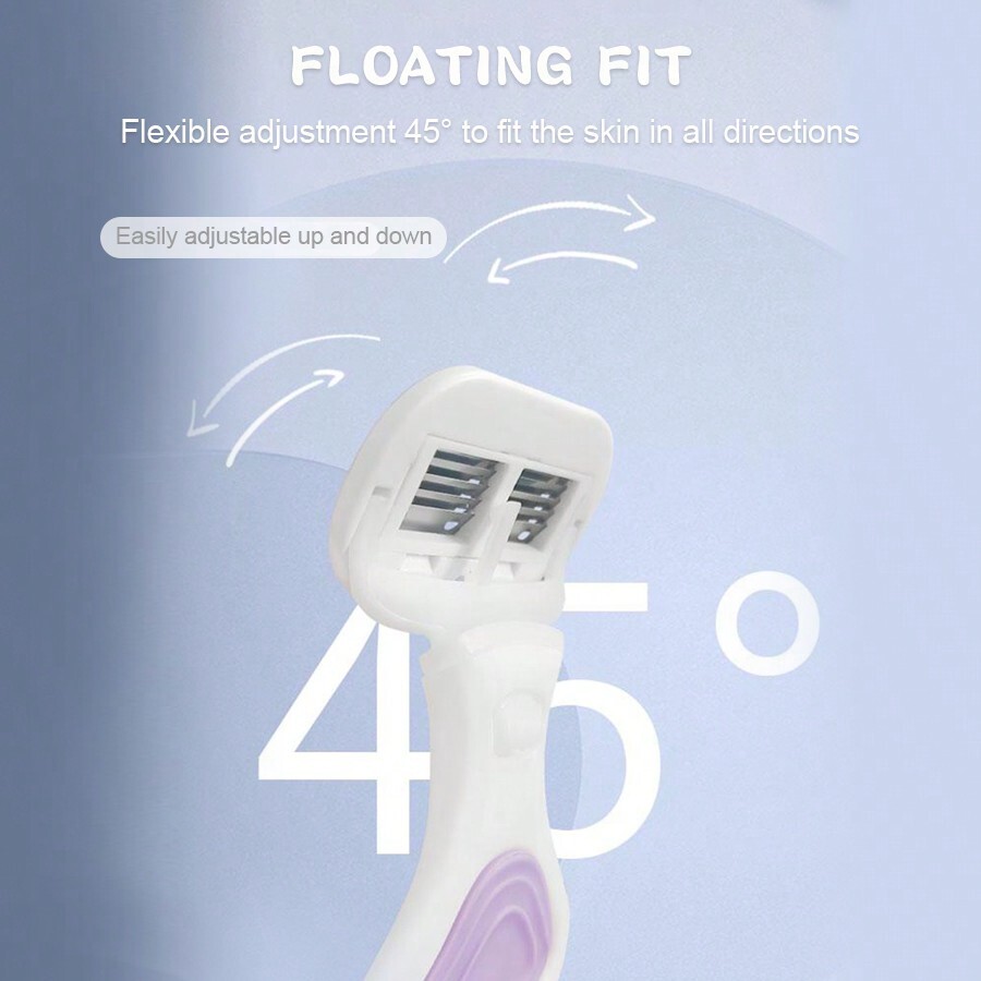 Razors For Women With Sensitive Skin Violet Purple Color With ...