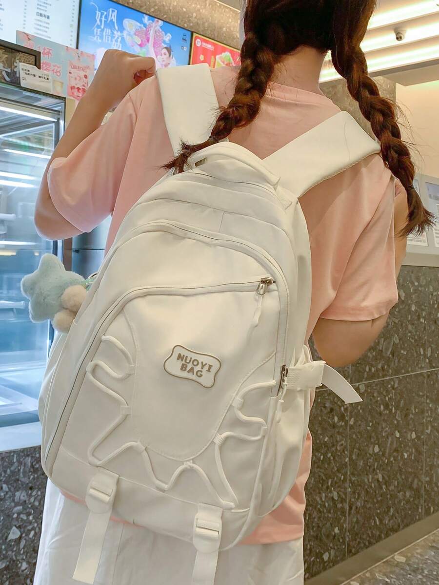 Japanese Style INS Cute Girl Backpack, High Appearance Level Schoolbag ...