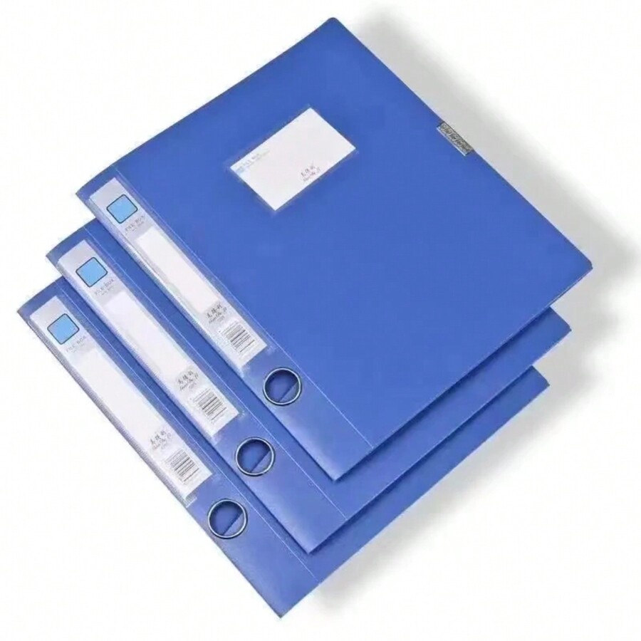 Large Capacity Foldable Blue Archive Box, 75mm Thickened File Box, A4 ...