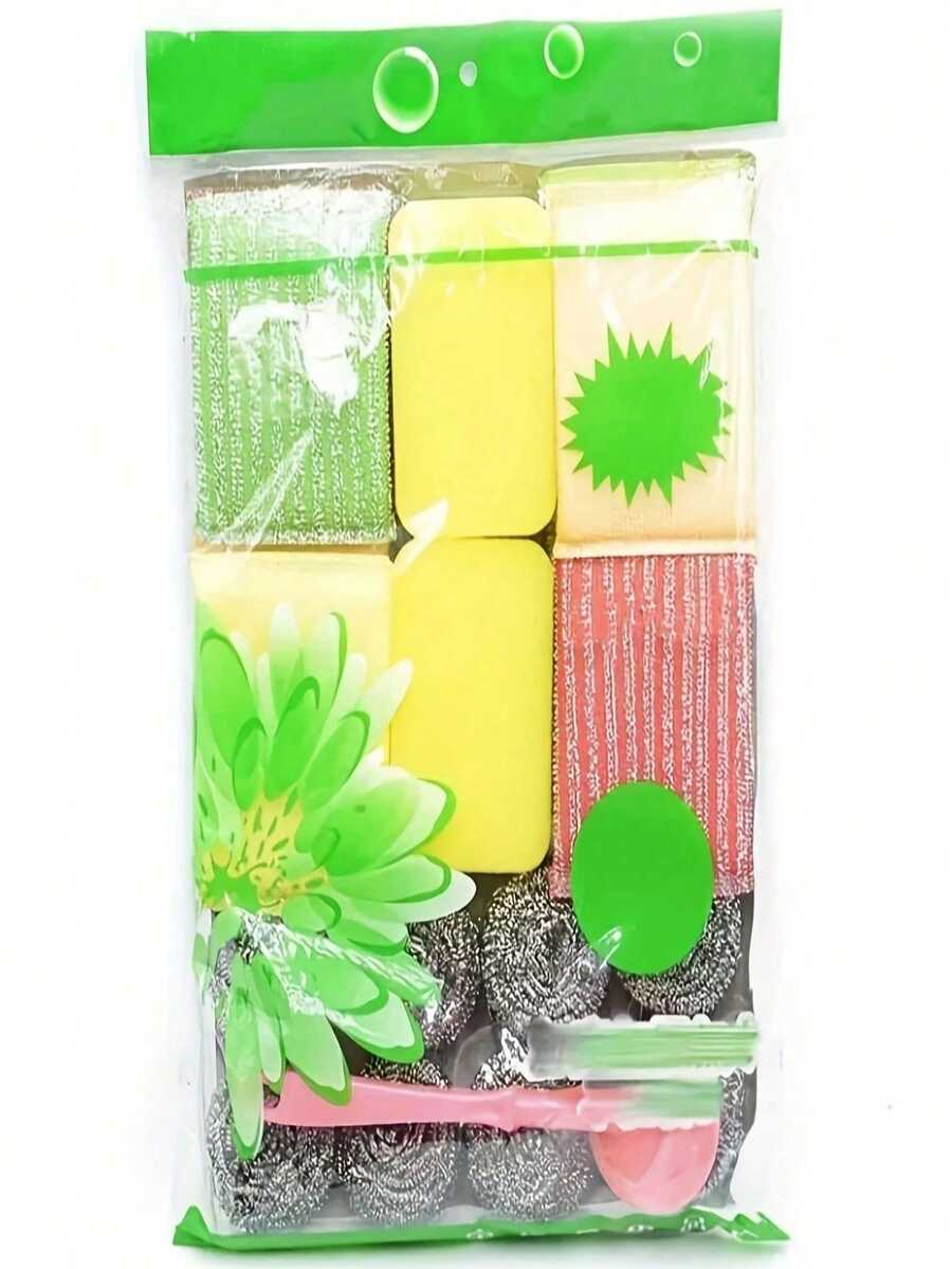 19pcs Kitchen Cleaning Set Including Stainless Steel Wire Balls And ...