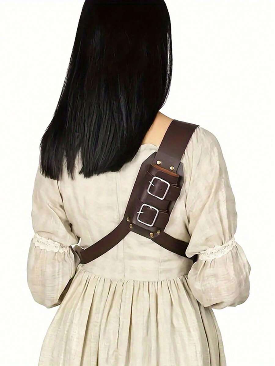 Renaissance Sword Holster Shoulder Back Sheath Leather Sword Frog ...