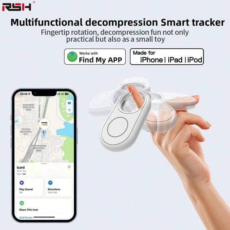Para IOS Mini Smart Tag Pequeno Rastreador Localizador de Etiquetas ...