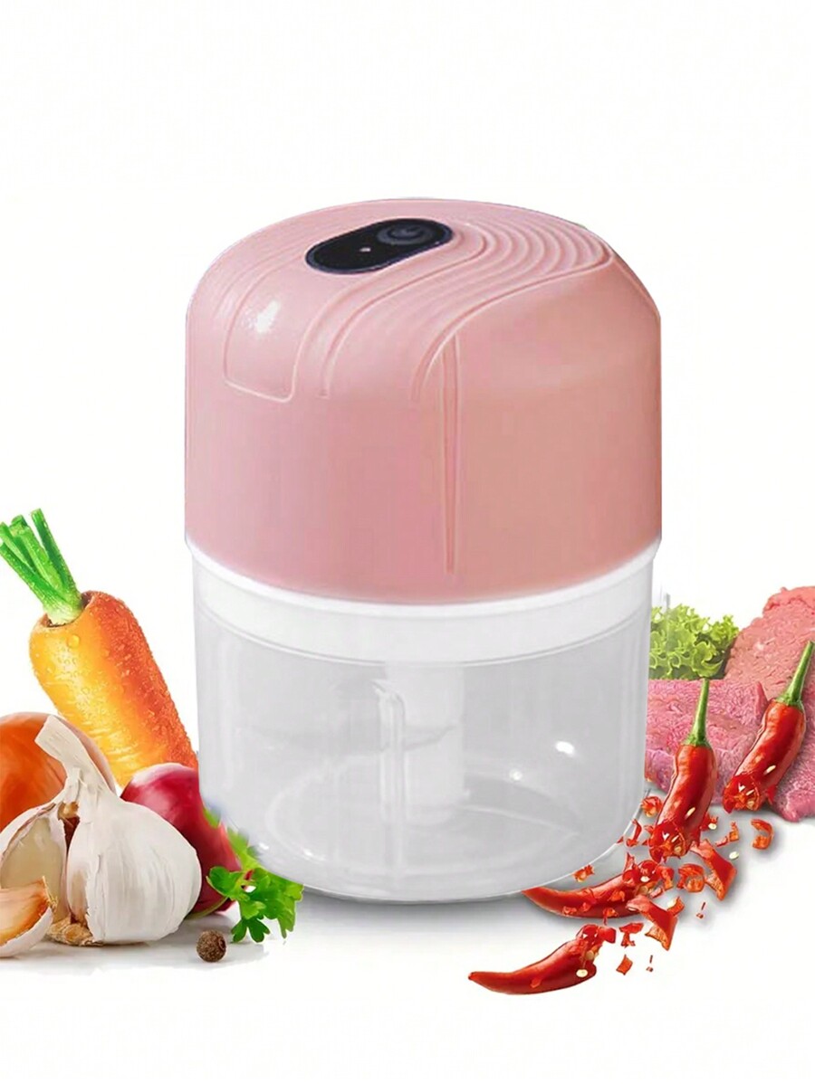 1pc 250ml USB Charging Portable Electric Food Shredder, Vegetable ...