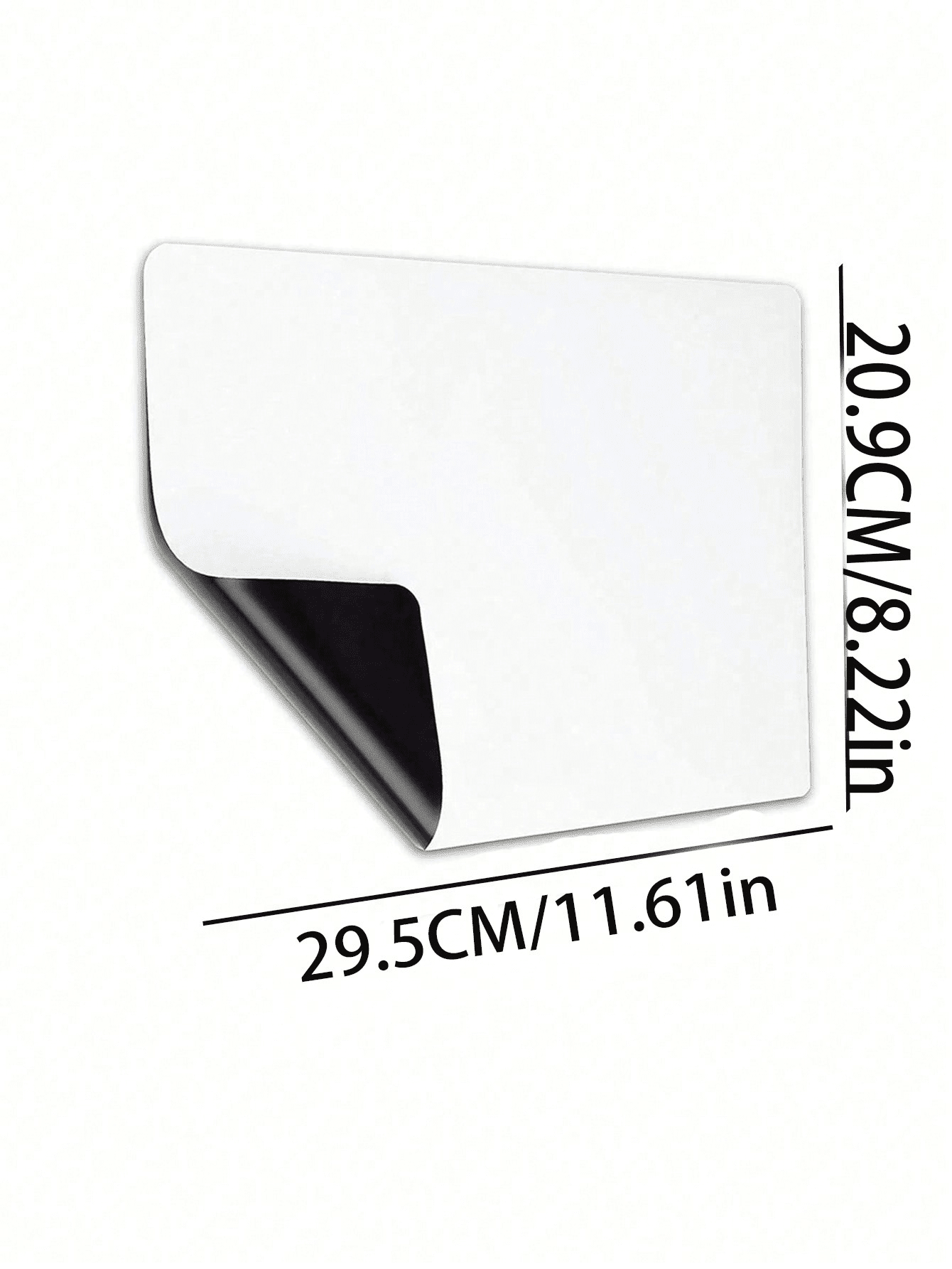 1pc White Magnetic Dry Erase Board, Small Magnetic Whiteboard, Fridge ...