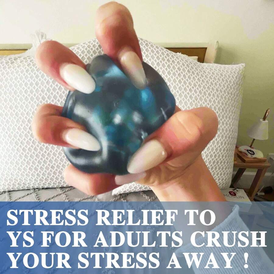 Squishy Ice Cube Stress Balls - 1Pack Sensory Squishy Ice Toy Squishy ...