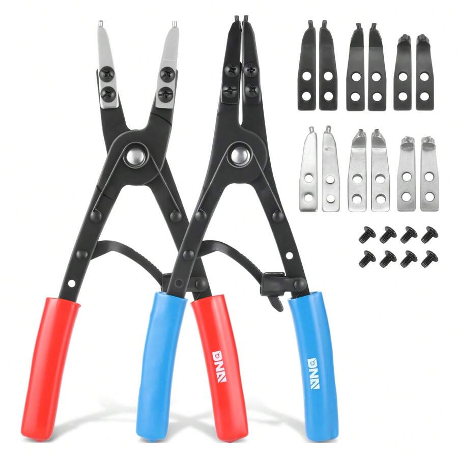 2pc 10 In Heavy Duty Multi Angle Internal External Spring Ratchet ...