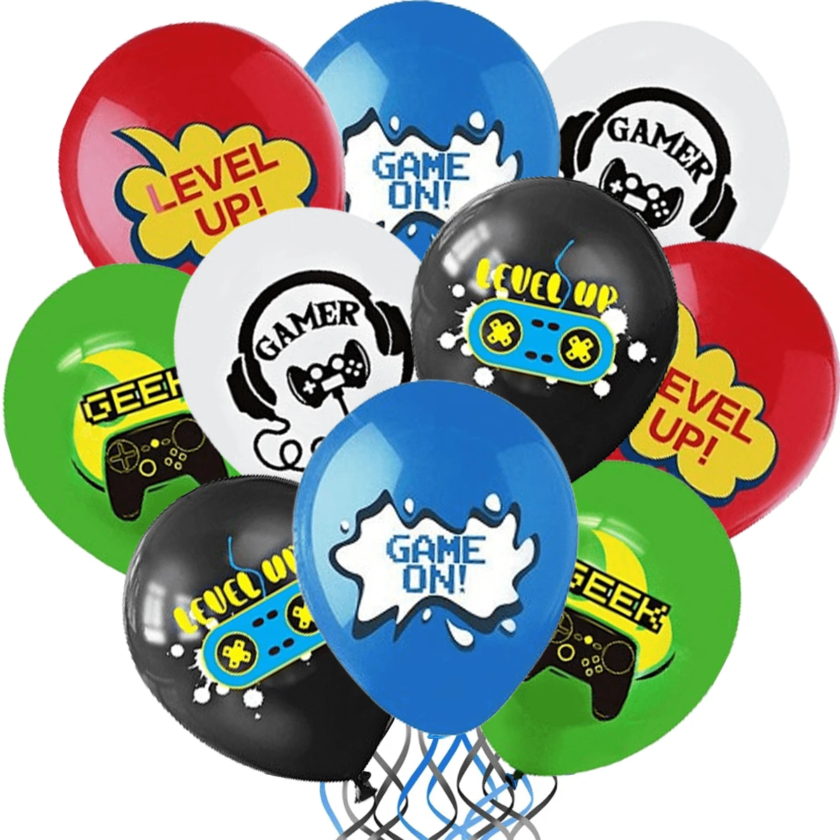 Video Game Party Balloons Set Game Birthday Party Balloons Game Theme ...