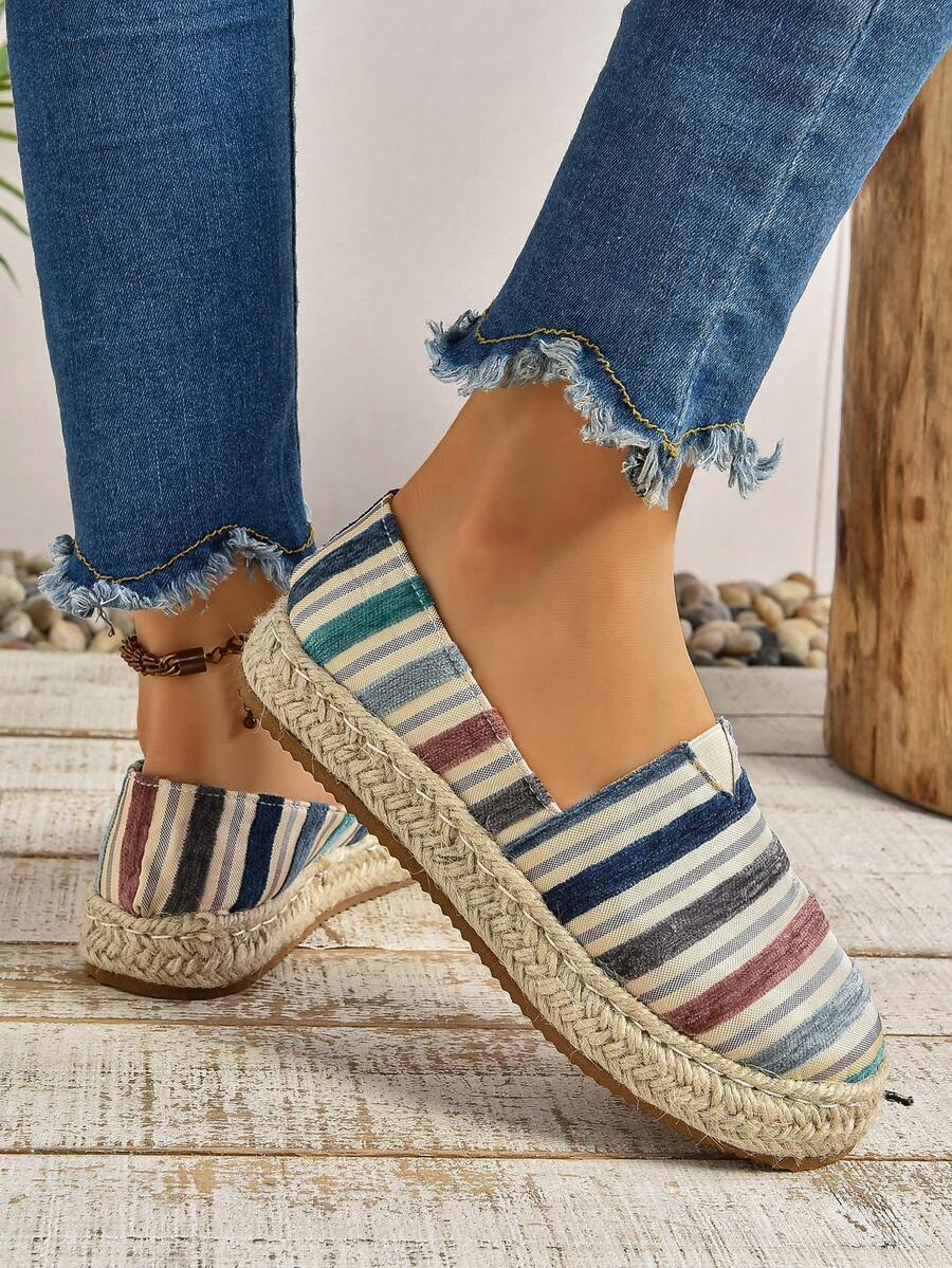 New Women Shoes, Platform Thick Sole, Rope Outsole, High Waterproof ...