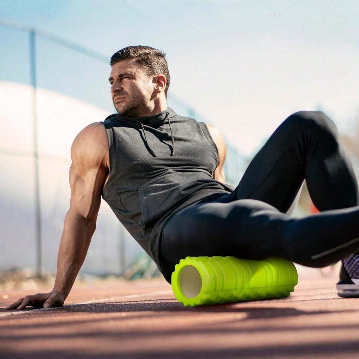 Rodillo de espuma hueco en forma de rejilla del gimnasio y yoga de EVA ...