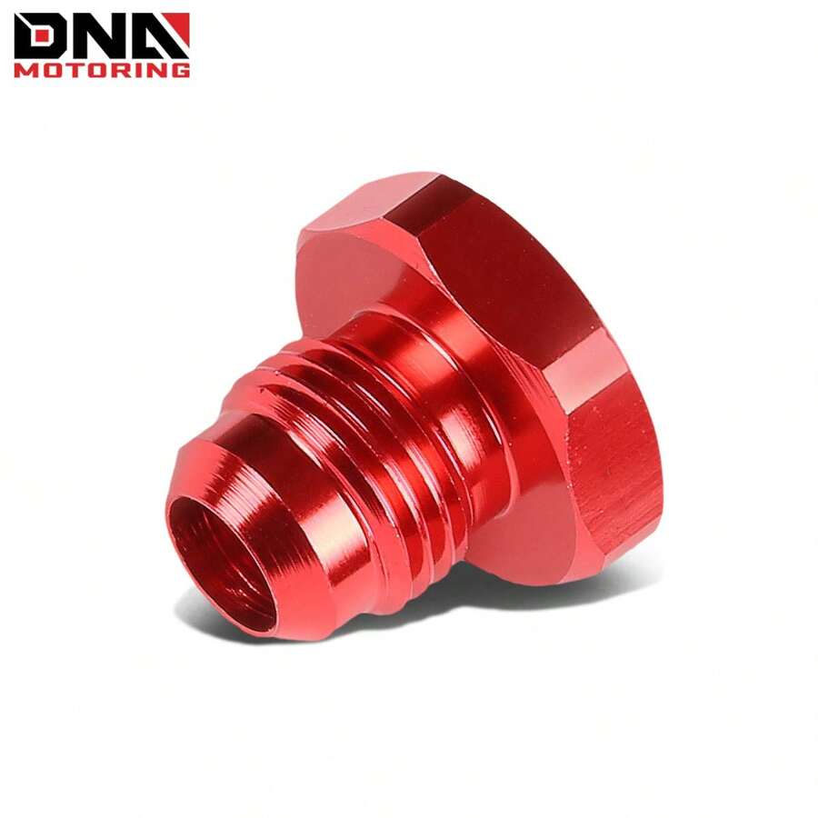 AN6 AN-6 Flare Bolt Red Aluminum Anodized Nut Plug Bolt Lock Fitting ...