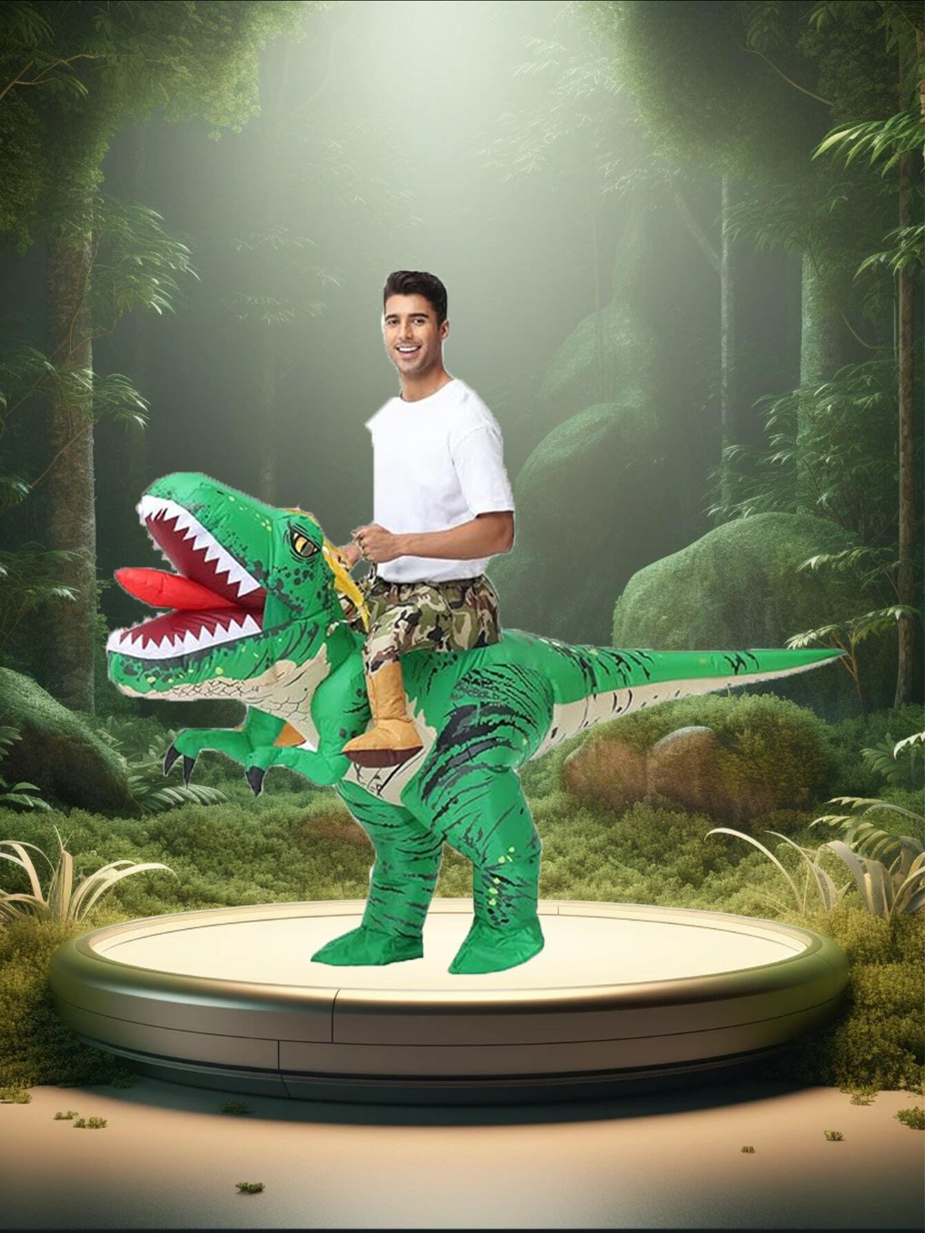 Adult Inflatable Dinosaur Costume Fun Costume Party For Men/Women ...