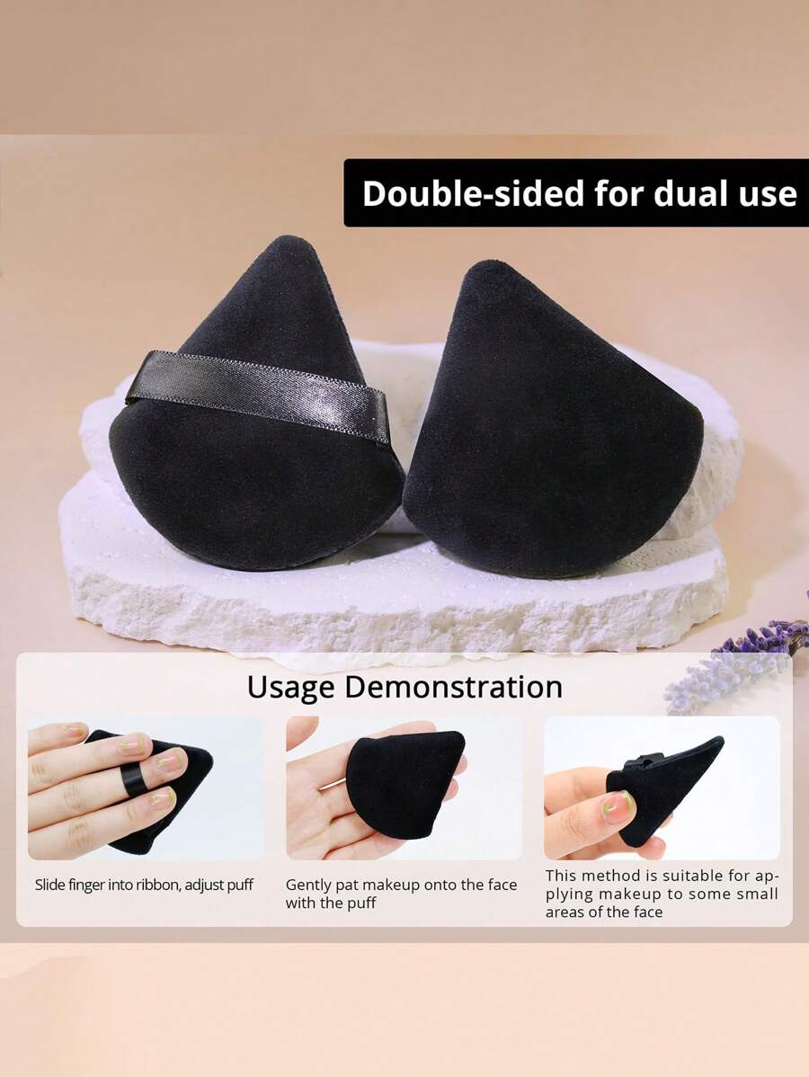 14pcs Makeup Sponge Set Includes 12 Triangle Makeup Sponges For Setting ...