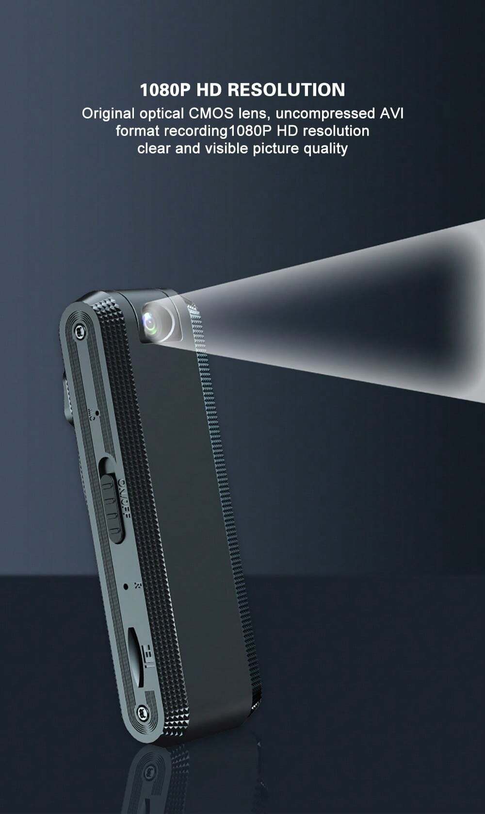 Registrazione Video Mini Camera Full HD 1080P con Visione Notturna ...