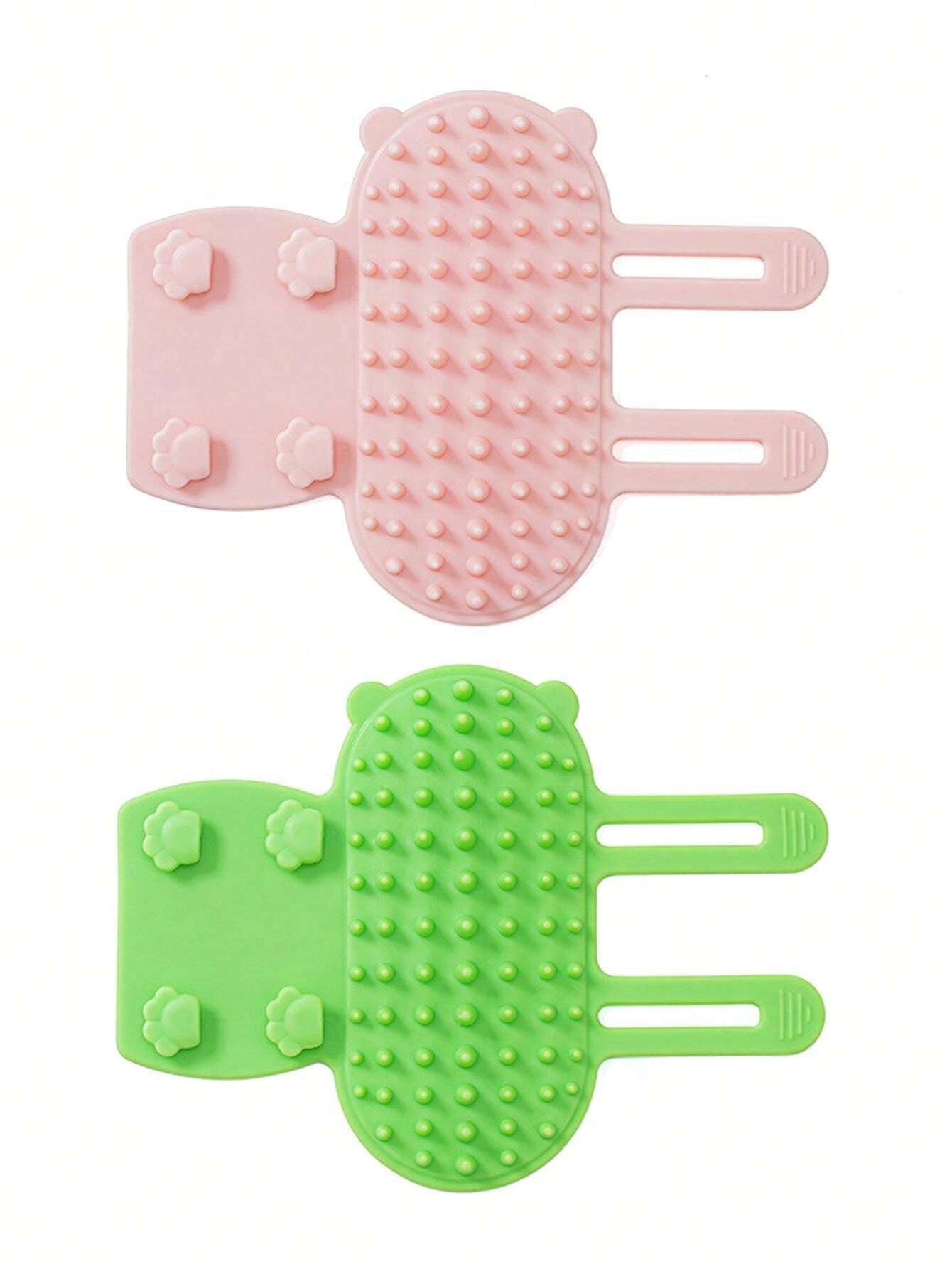 Pet Silicone Itching Brush For Cats, Wall Corner Scratching Hair And ...