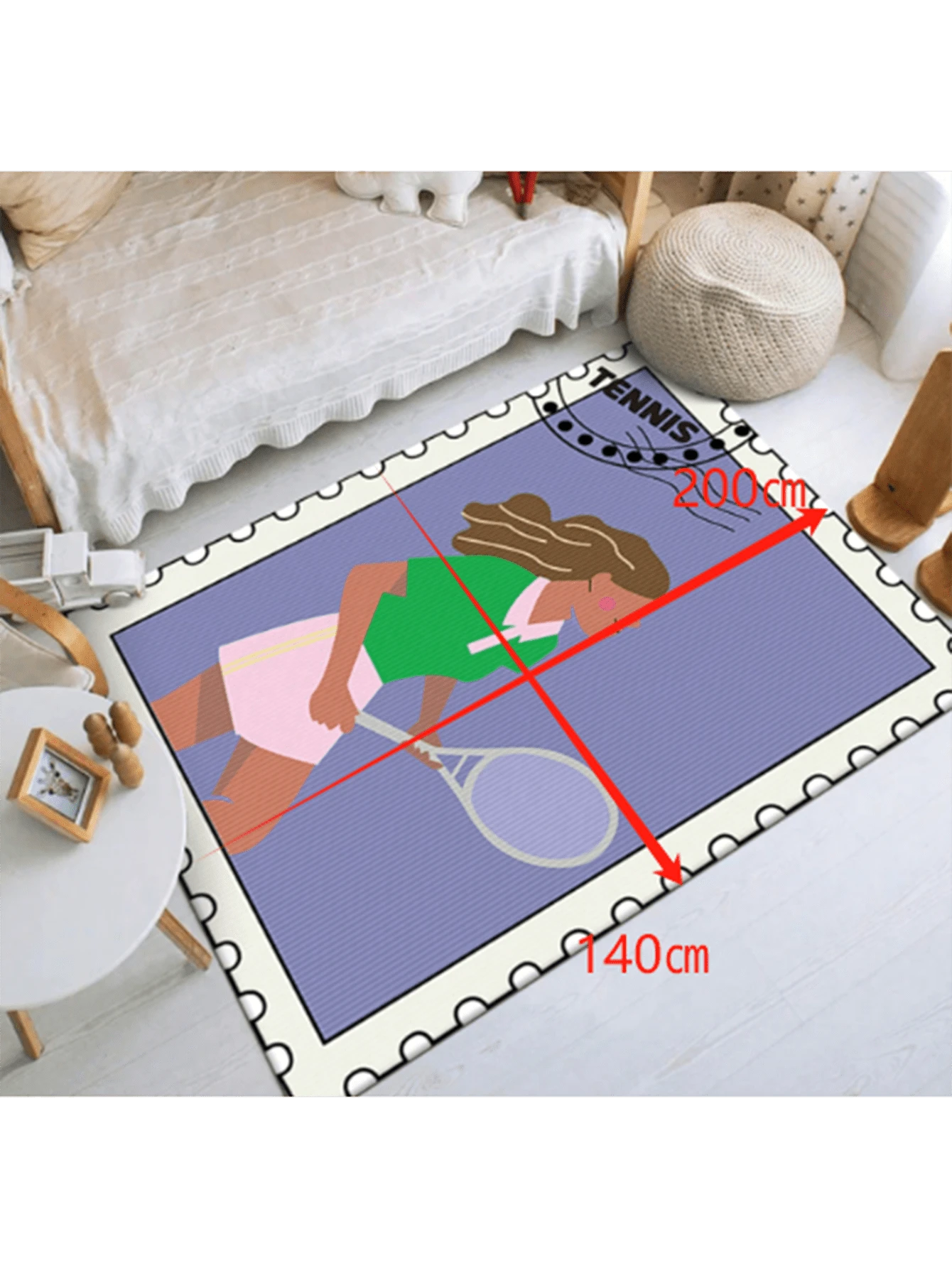 Exclusive Custom Made Cute 3D Olympic Sports Carpet With Unique Shapes ...