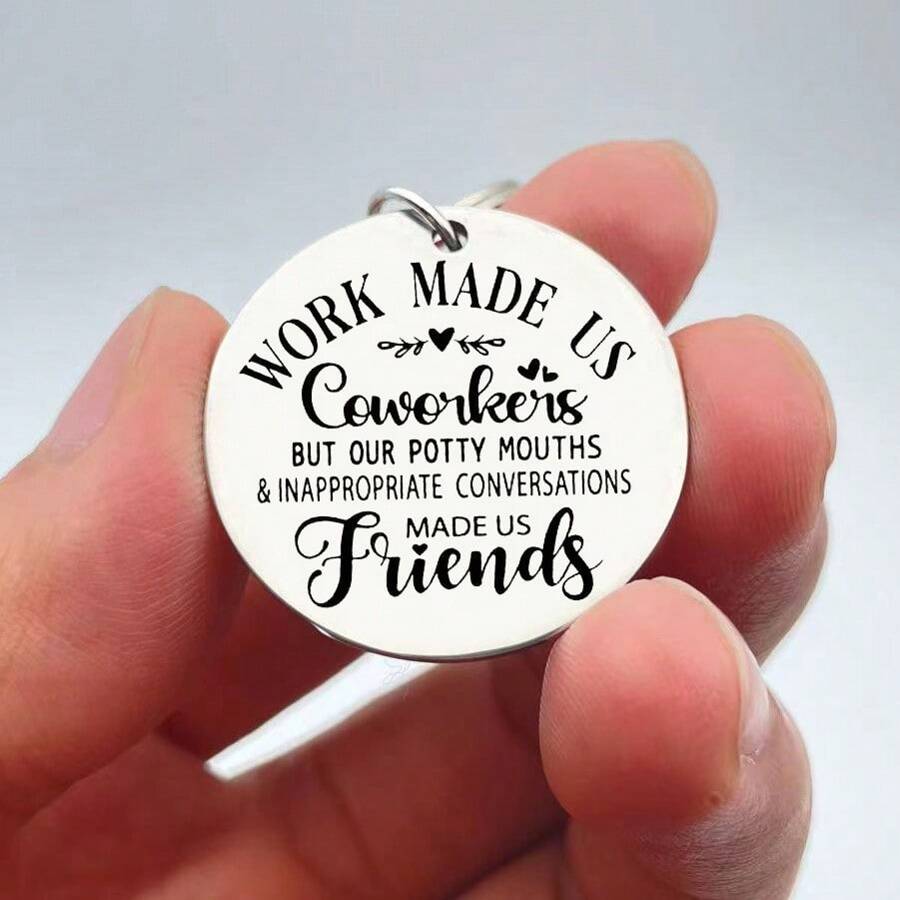 Street 1pc Man's Stainless Steel Coworker Appreciation Keychain For ...