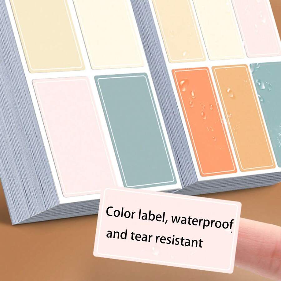 160pcs Colorful Self-Adhesive Waterproof Stickers With Peel-Off Tab ...