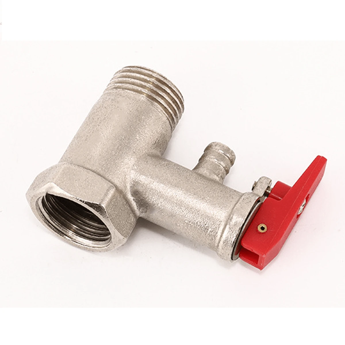 Silver Stainless Steel Water Heater Valve, Thickened Copper Electric ...