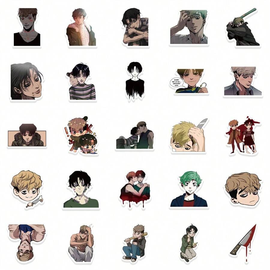 50PCS Anime Kill Track Graffiti Stickers Personalised Fashion DIY ...